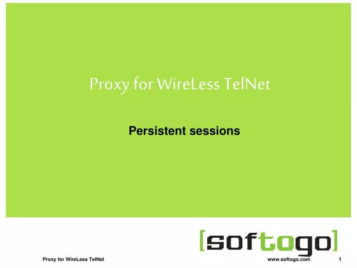 PPT - Persistent sessions PowerPoint Presentation, free download - ID ...