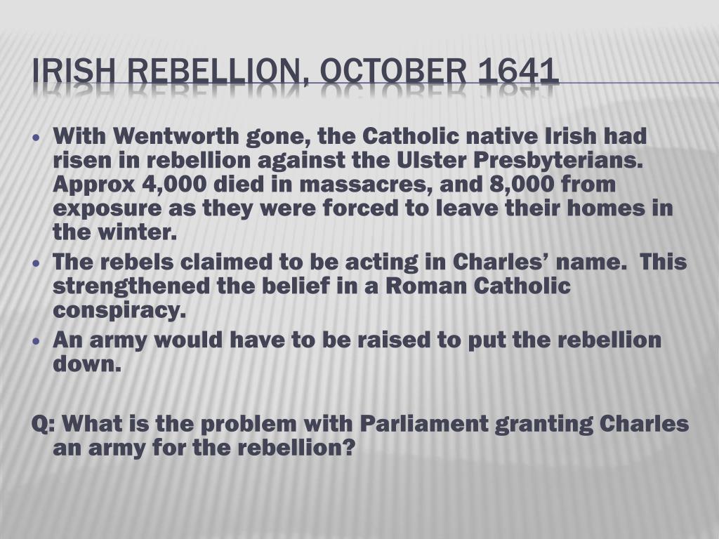 PPT - The Opening Stages of Long Parliament 1640-1642 PowerPoint ...