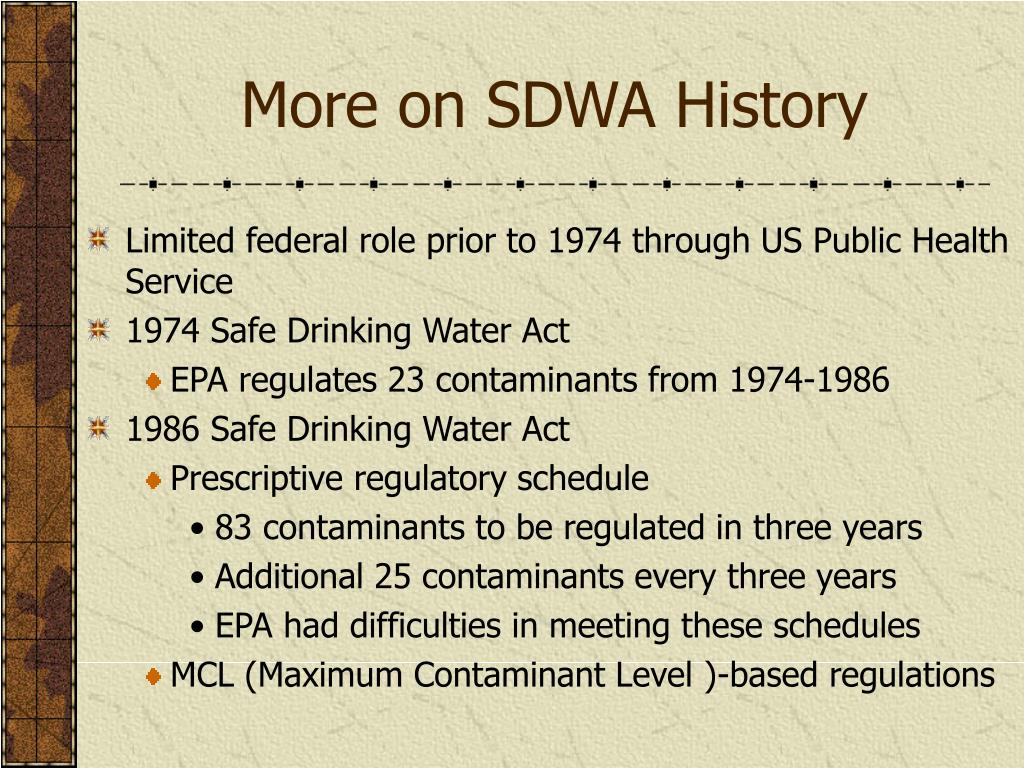 PPT - Meeting Current & Future Drinking Water Regulations PowerPoint ...