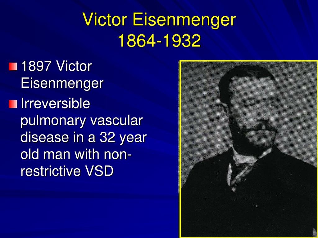 PPT - Eisenmenger Syndrome in Adults with Congenital Heart Disease ...
