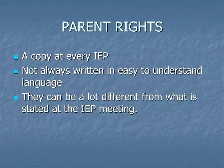 PPT - PARENT RIGHTS PowerPoint Presentation, free download - ID:5203704