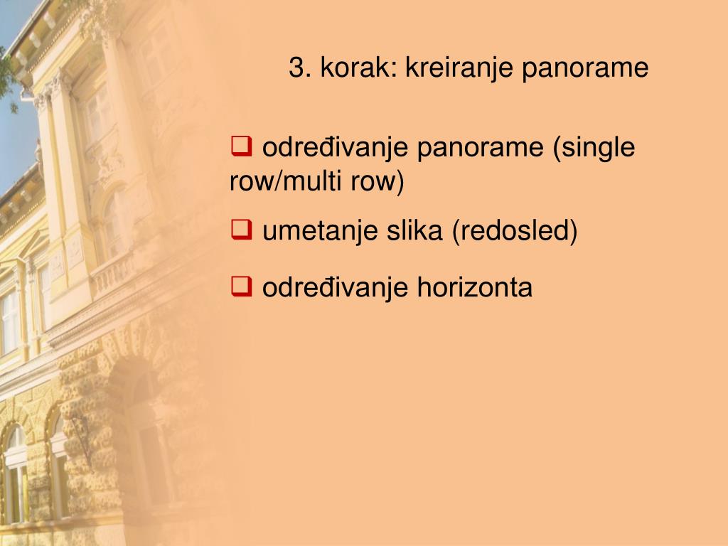 PPT - Primena interaktivnih panorama slika u obrazovnim procesima ...