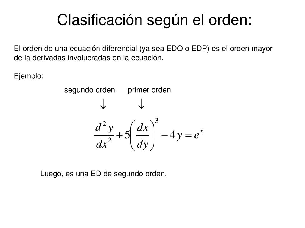 PPT - 1. Introducción a las Ecuaciones Diferenciales PowerPoint ...