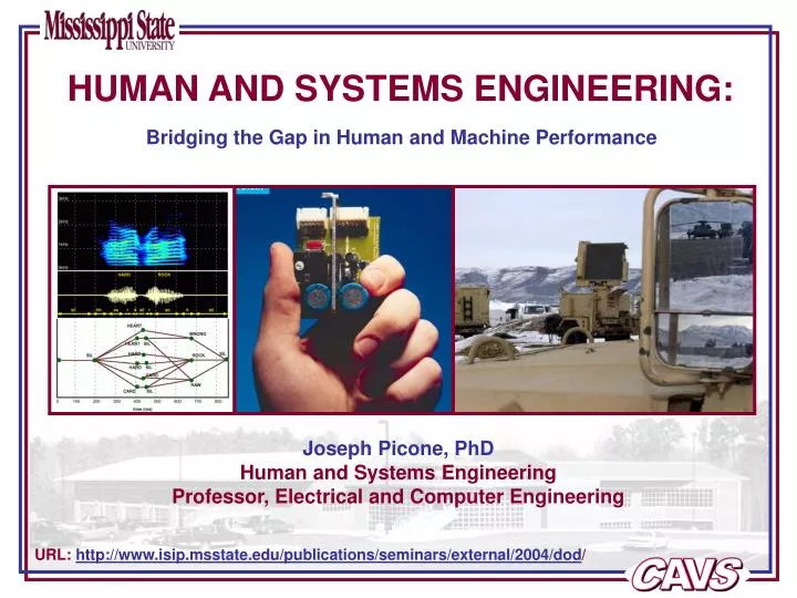 PPT - HUMAN AND SYSTEMS ENGINEERING: PowerPoint Presentation, free ...