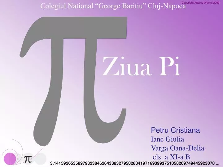 PPT - Ziua Pi PowerPoint Presentation, free download - ID:5206281