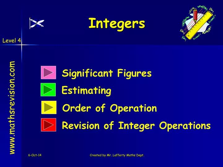 PPT - Integers PowerPoint Presentation, free download - ID:5208305