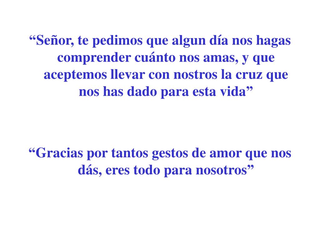 PPT - ¿ Sabemos realmente a que grado llega el amor de DIOS para ...