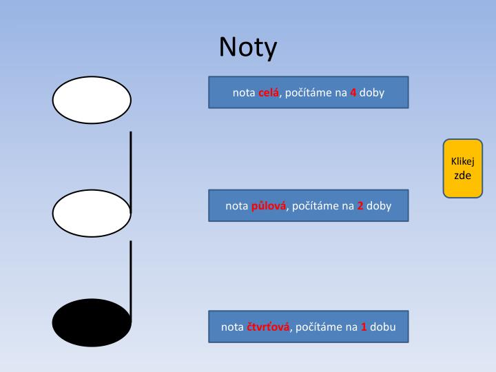 PPT - Hudební výchova Notová osnova, noty, hudební abeceda PowerPoint ...