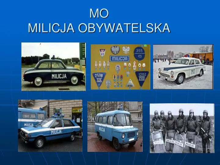 PPT - MO MILICJA OBYWATELSKA PowerPoint Presentation, free download ...