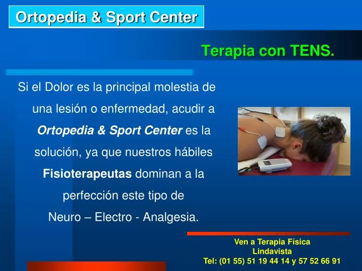 PPT - Terapia con TENS. PowerPoint Presentation, free download - ID:5212378