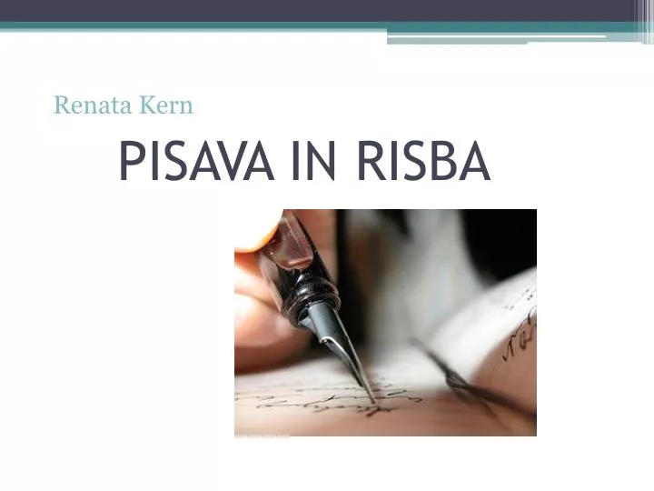PPT - PISAVA IN RISBA PowerPoint Presentation, free download - ID:5214032