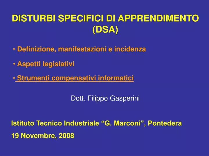 PPT - DISTURBI SPECIFICI DI APPRENDIMENTO (DSA) PowerPoint Presentation ... PPT - DISTURBI SPECIFICI DI APPRENDIMENTO (DSA) PowerPoint Presentation ...