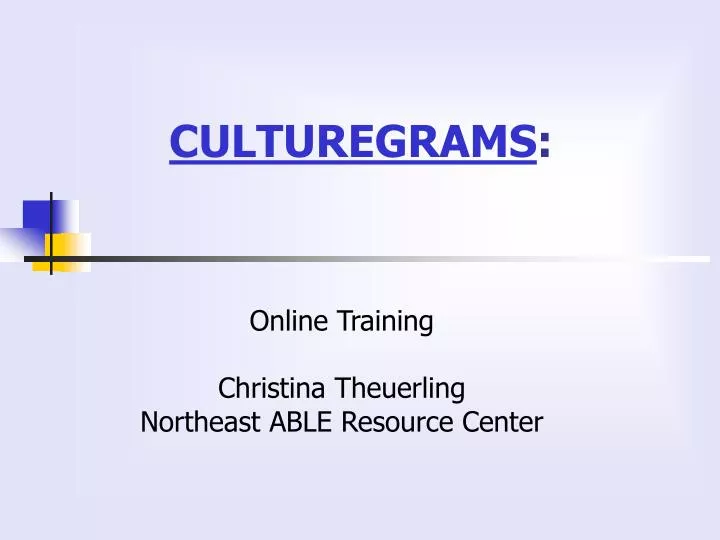 PPT - CULTUREGRAMS : PowerPoint Presentation, free download - ID:5215360