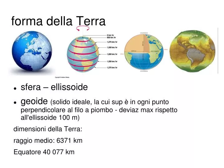 PPT - forma della Terra PowerPoint Presentation, free download - ID:5217686