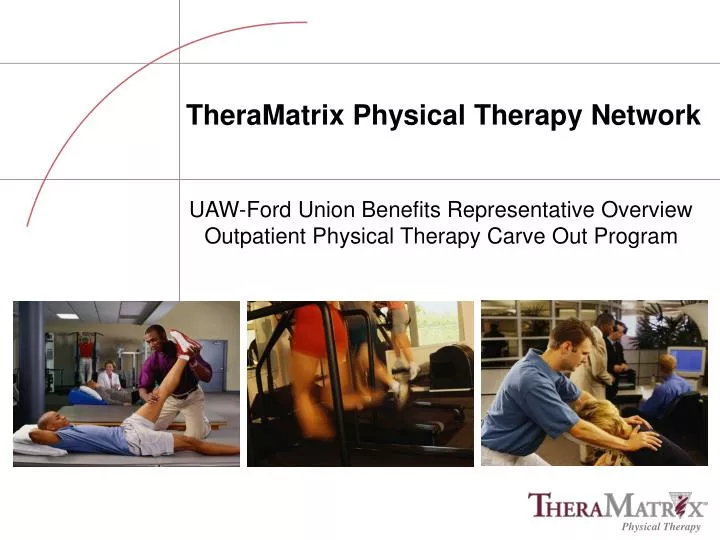 PPT - TheraMatrix Physical Therapy Network PowerPoint Presentation ...