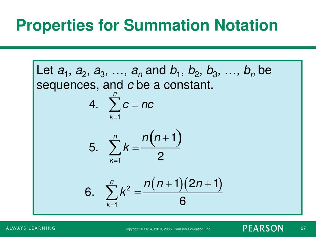 Ppt Sequences Summation Notation 81 Powerpoint Ppt Sequences Summation Notation 81 Powerpoint