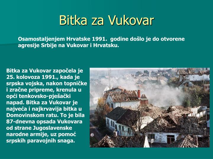 PPT - Vukovar grad heroj PowerPoint Presentation - ID:5226497