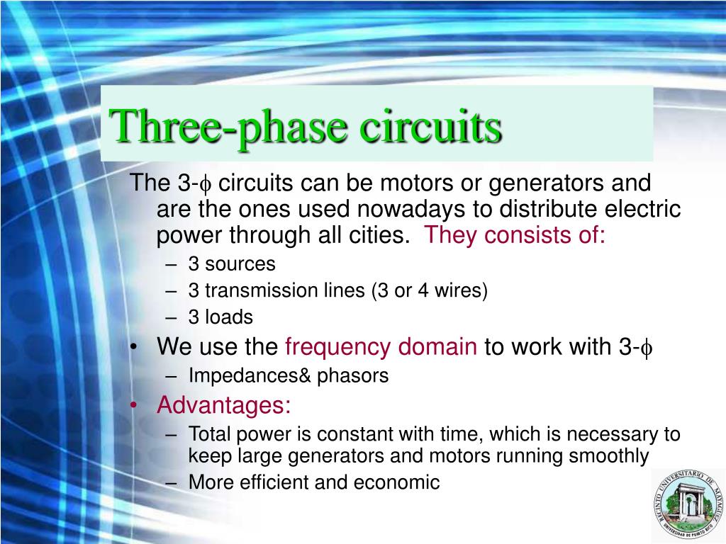 PPT - 3-Phase circuits Chpt 12 INEL 4075 Dr. Sandra Cruz-Pol Professor ...
