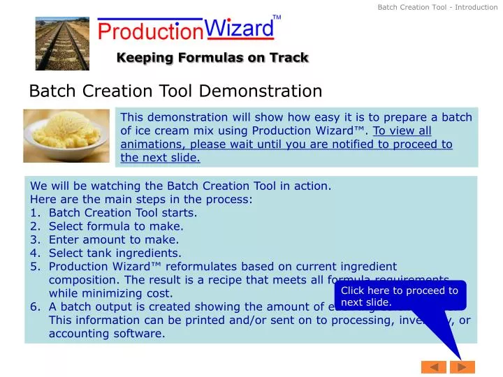 PPT - Batch Creation Tool - Introduction PowerPoint Presentation, free download - ID:5227408