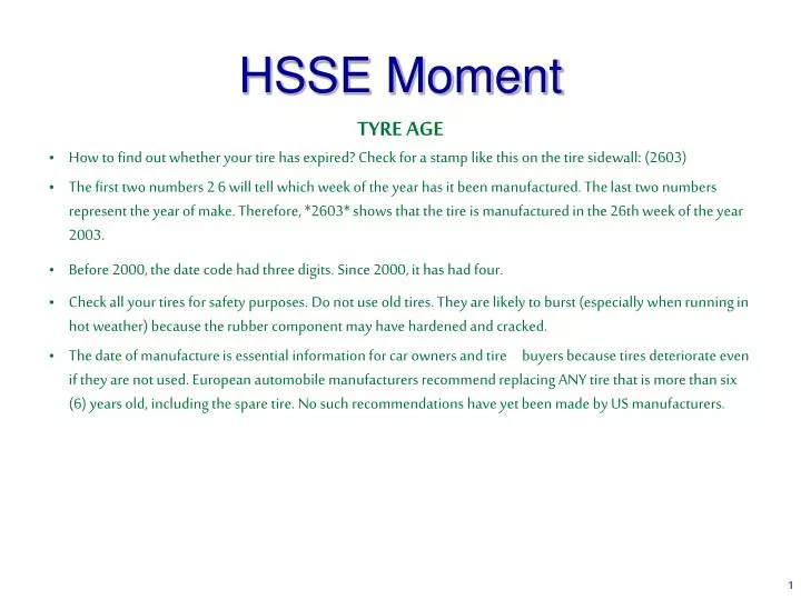 PPT - HSSE Moment PowerPoint Presentation, free download - ID:5227919