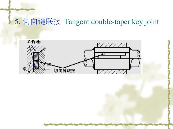 PPT - §3 键、花键和销联接 Key, spline and pin joints §3-1 键联接 Key joints §3-2 ...