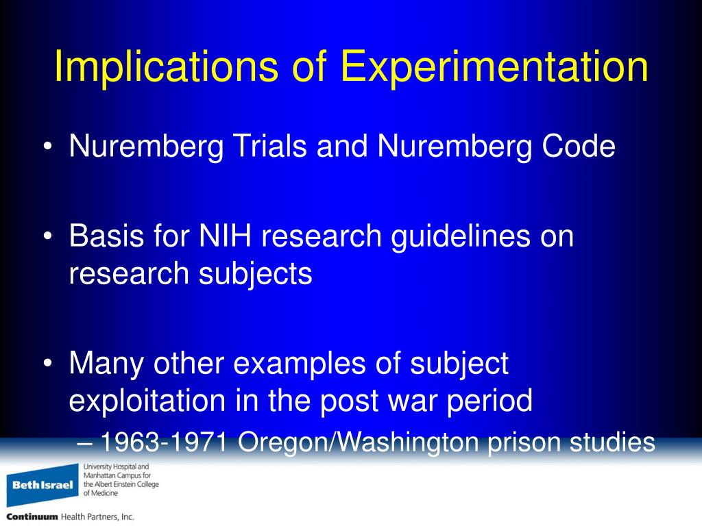 PPT - Fertility and Sterilization Experiments on Human Subjects in Nazi ...