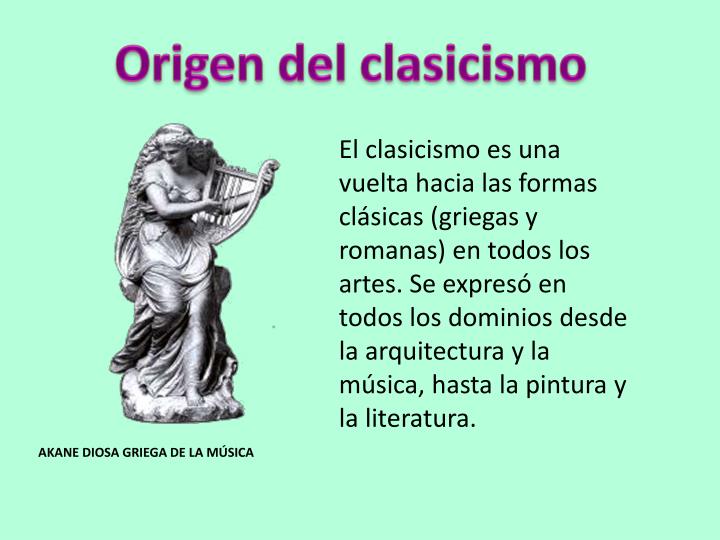PPT - EL CLASICISMO PowerPoint Presentation - ID:5230867