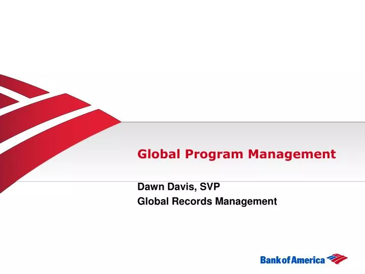 PPT - Global Program Management PowerPoint Presentation, free download ...