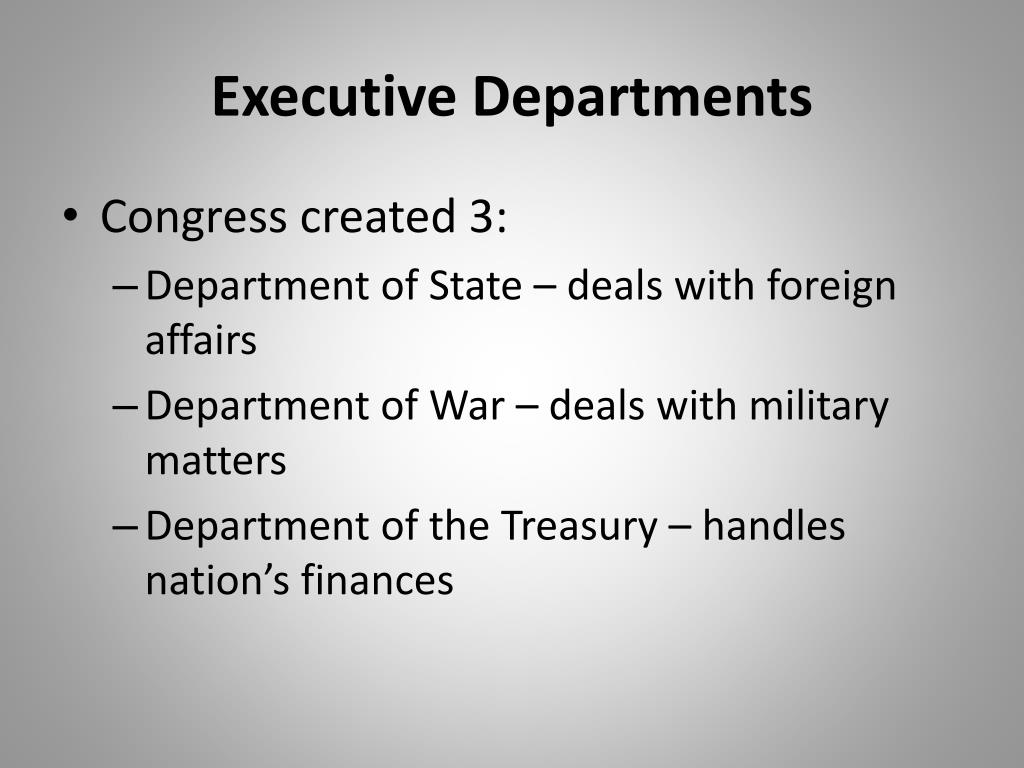 PPT - Washington Heads the New Government PowerPoint Presentation, free ...