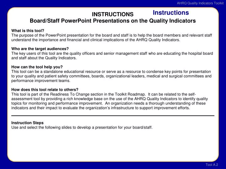 PPT - Instructions PowerPoint Presentation, free download - ID:5231430