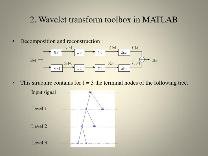 PPT - Learning Wavelet Transform by MATLAB Toolbox PowerPoint Presentation - ID:5232320