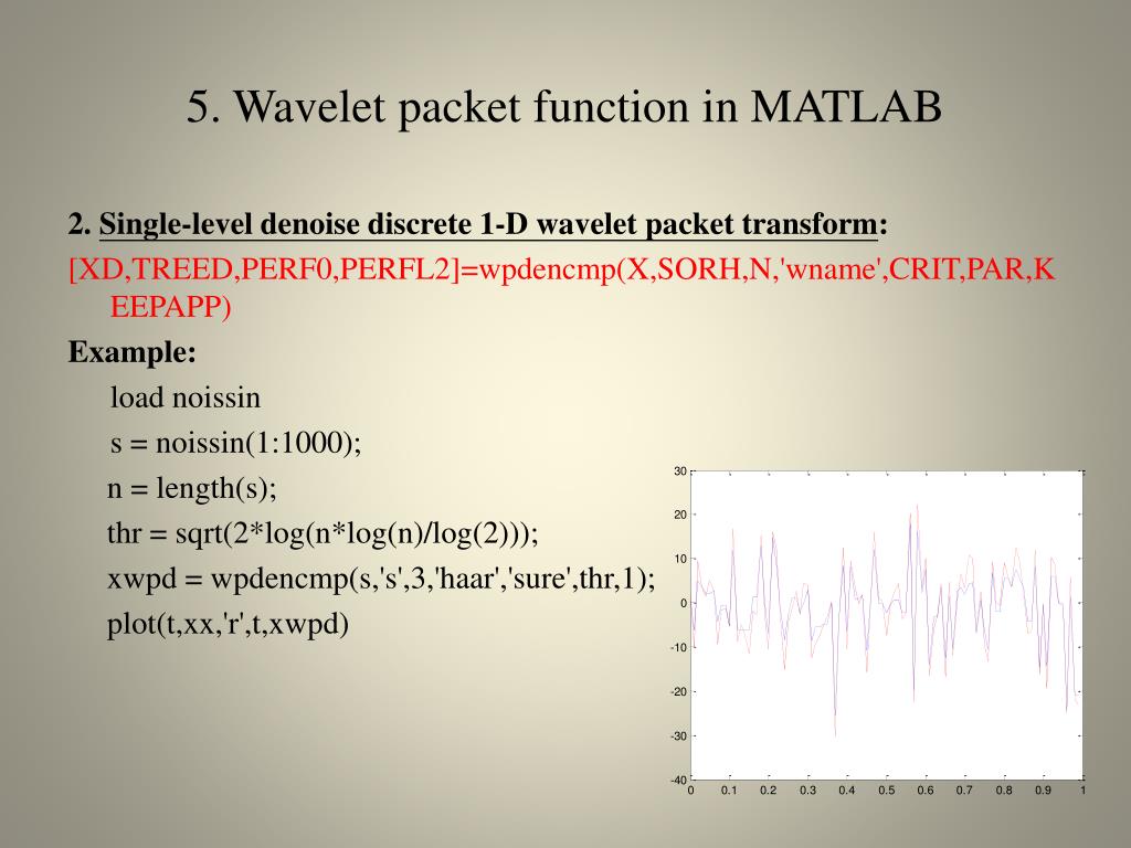 PPT - Learning Wavelet Transform by MATLAB Toolbox PowerPoint ... PPT - Learning Wavelet Transform by MATLAB Toolbox PowerPoint ...