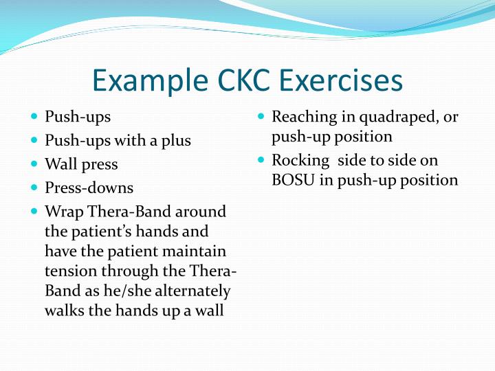 PPT - Closed Kinetic Chain Strenghtening of The shoulder PowerPoint ...
