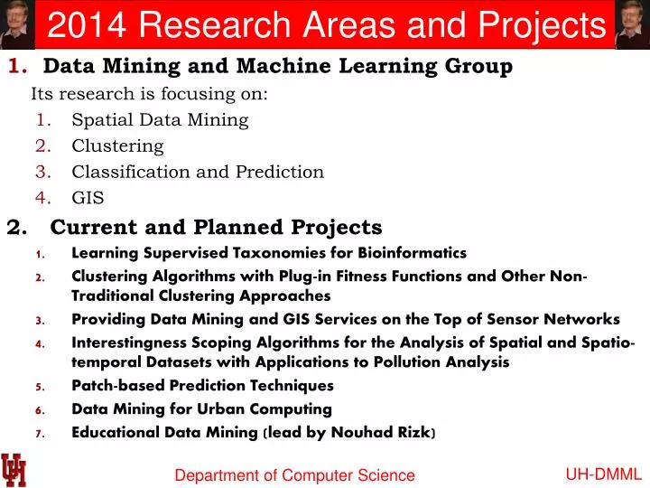 PPT - 2014 Research Areas and Projects PowerPoint Presentation, free ...