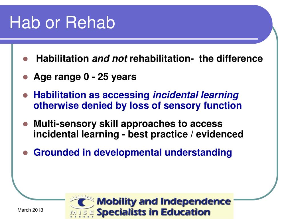 PPT - Habilitation in the UK- an update and next steps Fiona Broadley ...