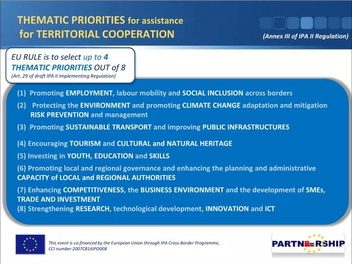 PPT - (1) Promoting EMPLOYMENT , labour mobility and SOCIAL INCLUSION ...