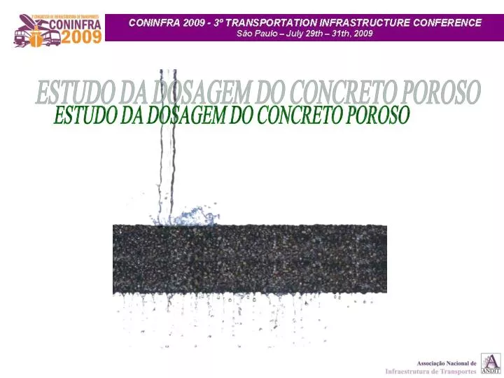 PPT - ESTUDO DA DOSAGEM DO CONCRETO POROSO PowerPoint Presentation, free download - ID:5238919