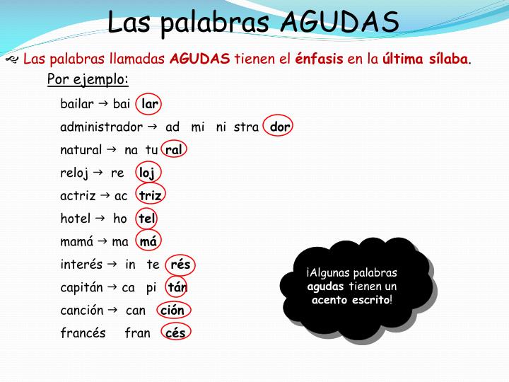 PPT - Los acentos ortográficos PowerPoint Presentation - ID:5239924