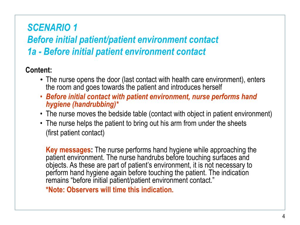 PPT - Hand Hygiene Training Scenarios for Health Care Providers and ...