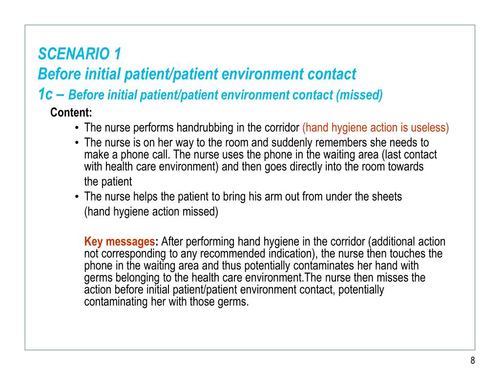 PPT - Hand Hygiene Training Scenarios for Health Care Providers and ...