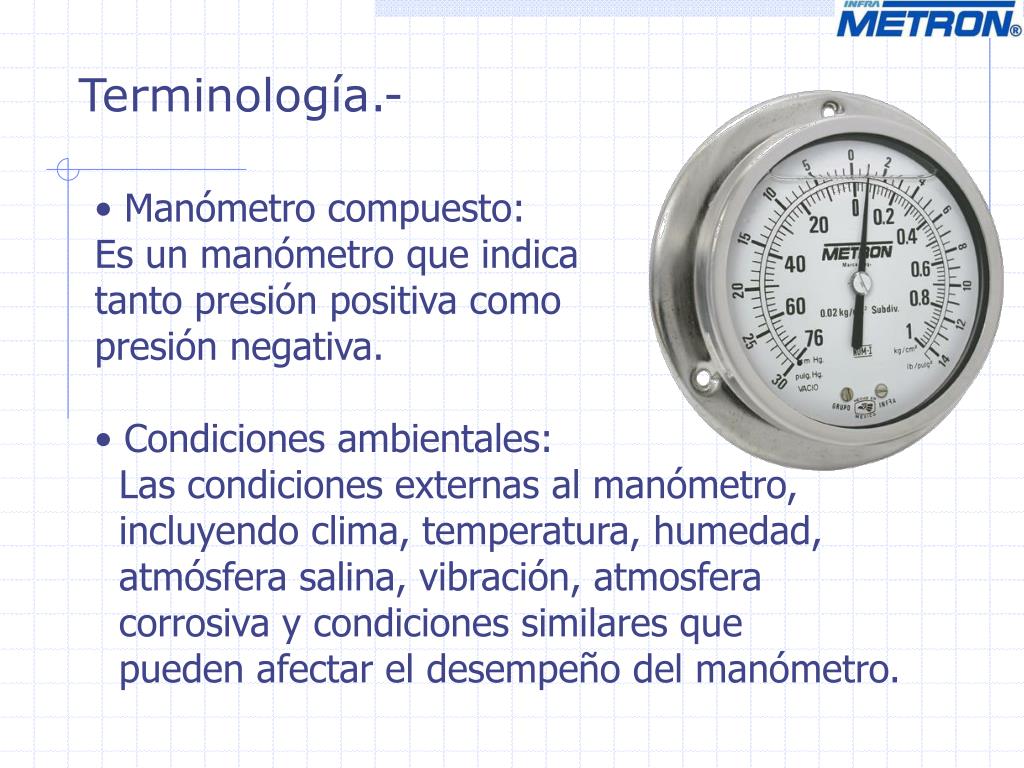 PPT - Selección de manómetros de presión PowerPoint Presentation, free ...