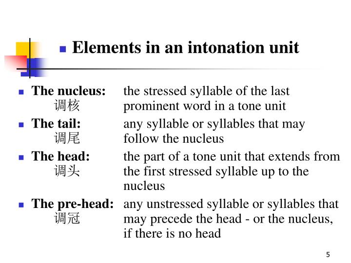 PPT - English Intonation – its Structure & the Use PowerPoint ...
