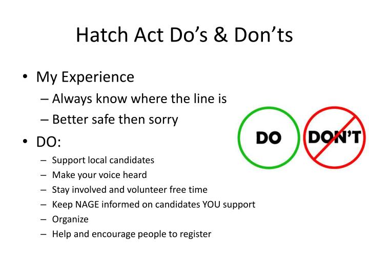 PPT - Legislative & Hatch Act Training PowerPoint Presentation - ID:5243427