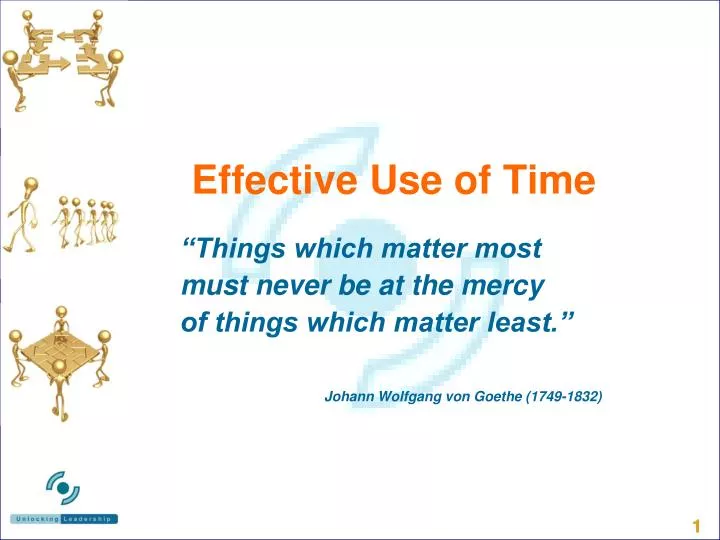 PPT - Effective Use of Time PowerPoint Presentation, free download - ID ...