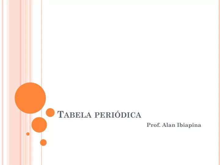 PPT - Tabela periódica PowerPoint Presentation, free download - ID:5244343
