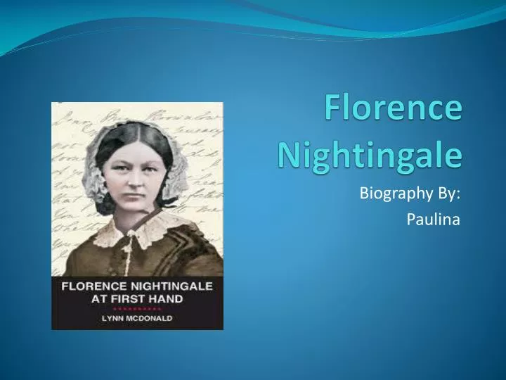 PPT - Florence Nightingale PowerPoint Presentation, free download - ID ...