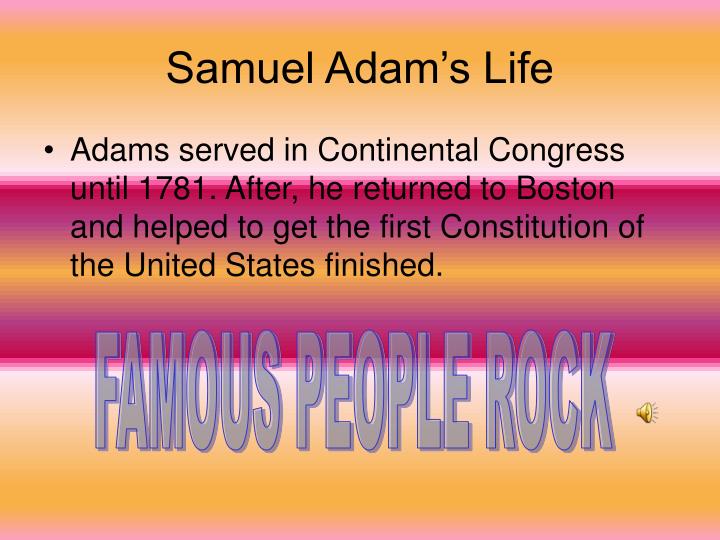 PPT - Samuel Adams PowerPoint Presentation - ID:5244714