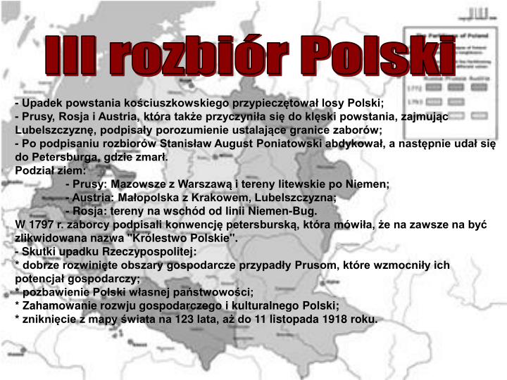 PPT - ROZBIORY POLSKI PowerPoint Presentation - ID:5245676