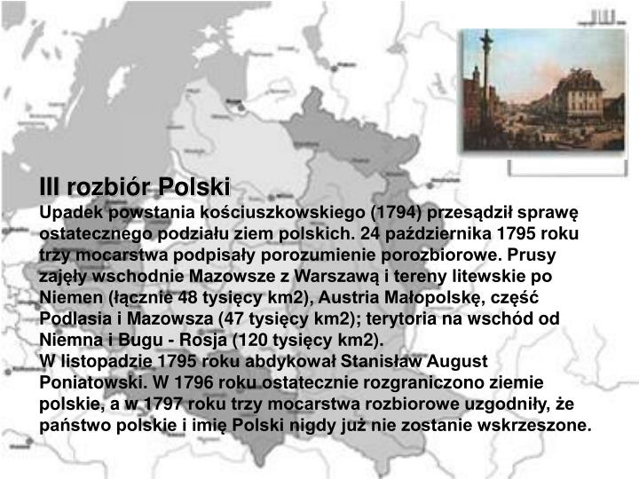 PPT - ROZBIORY POLSKI PowerPoint Presentation - ID:5245676