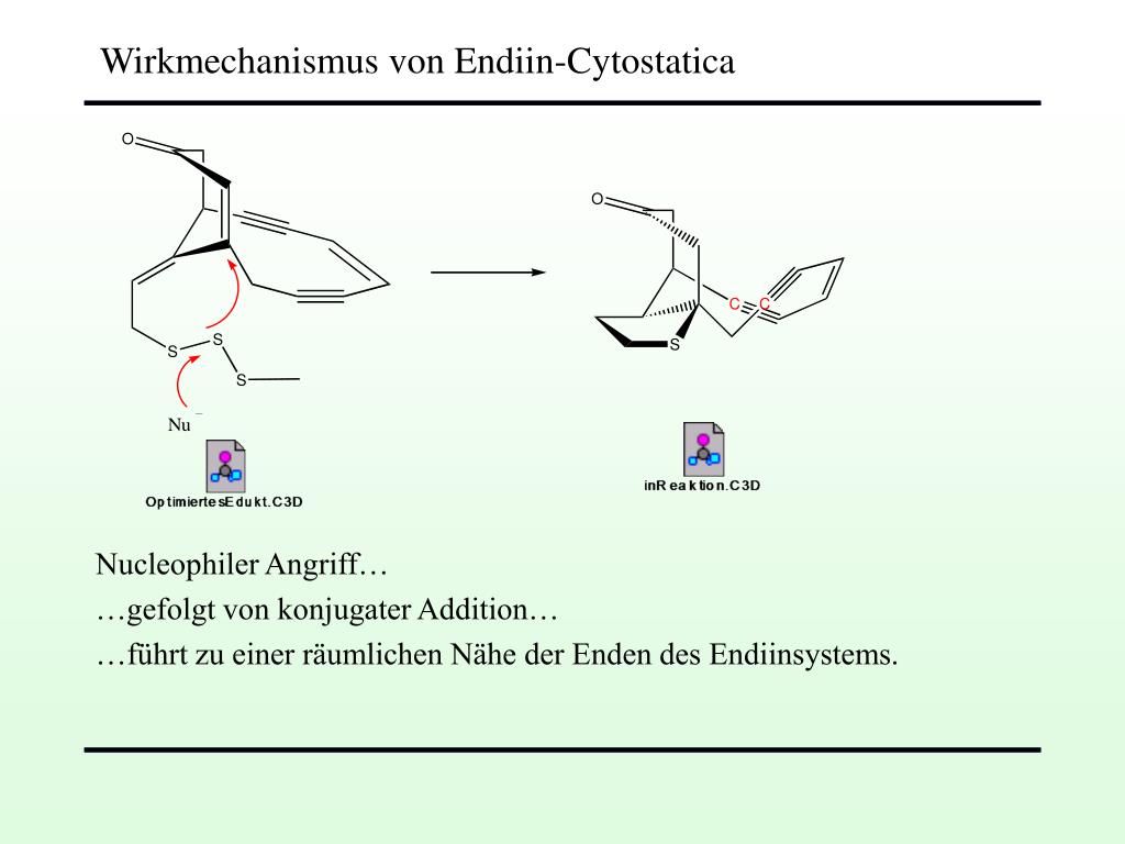 PPT - Endiin Cytostatica: Ein Beispiel für eine radikalische Reaktion ...